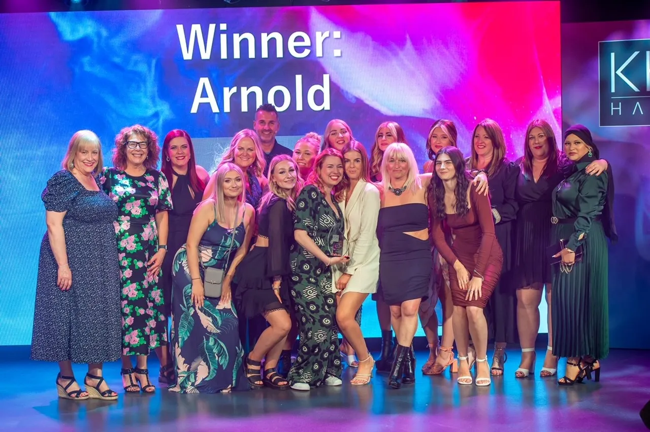 Arnold salon recognised at Group awards ceremony - KH Hair Arnold